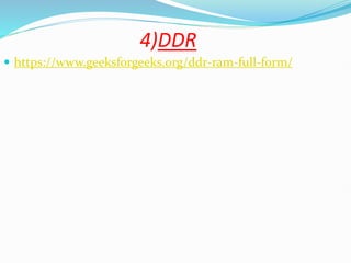 CHAPTER-8 COMPONENTS OF COMPUTER SYSTEM CLASS 9 CBSE | PPTX