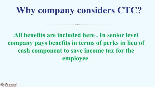 Components of CTC .pptx | Government Support and Welfare | Financial ...