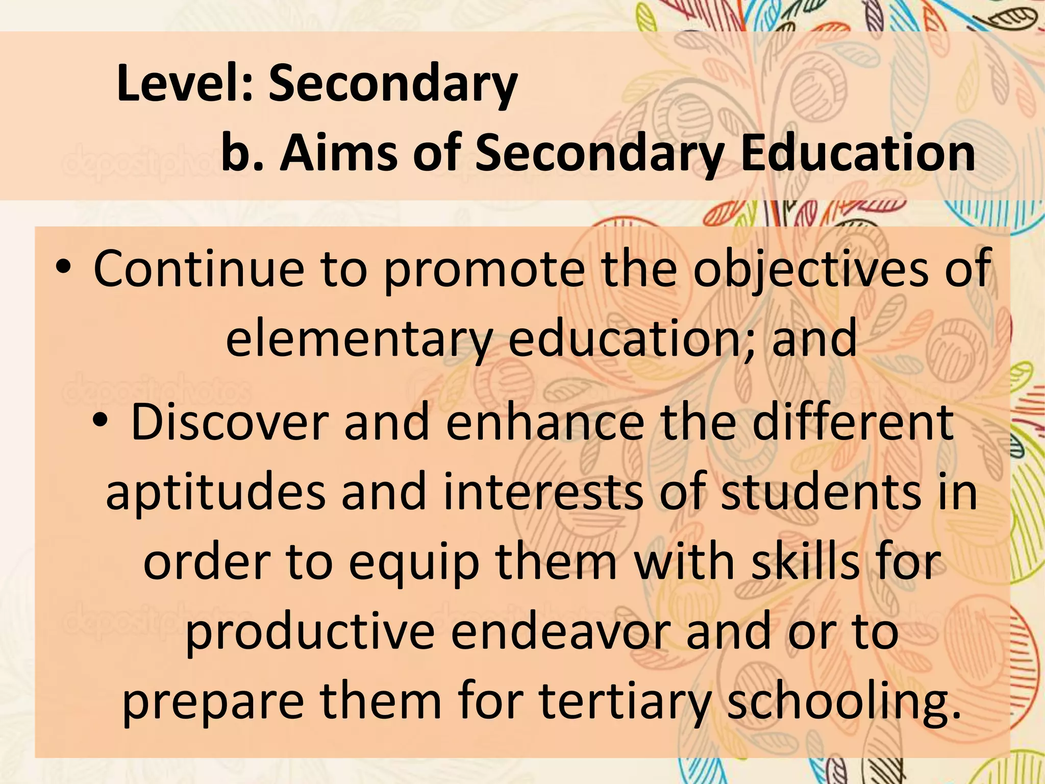 Curriculum Aims, Goals and Objectives | PPTX