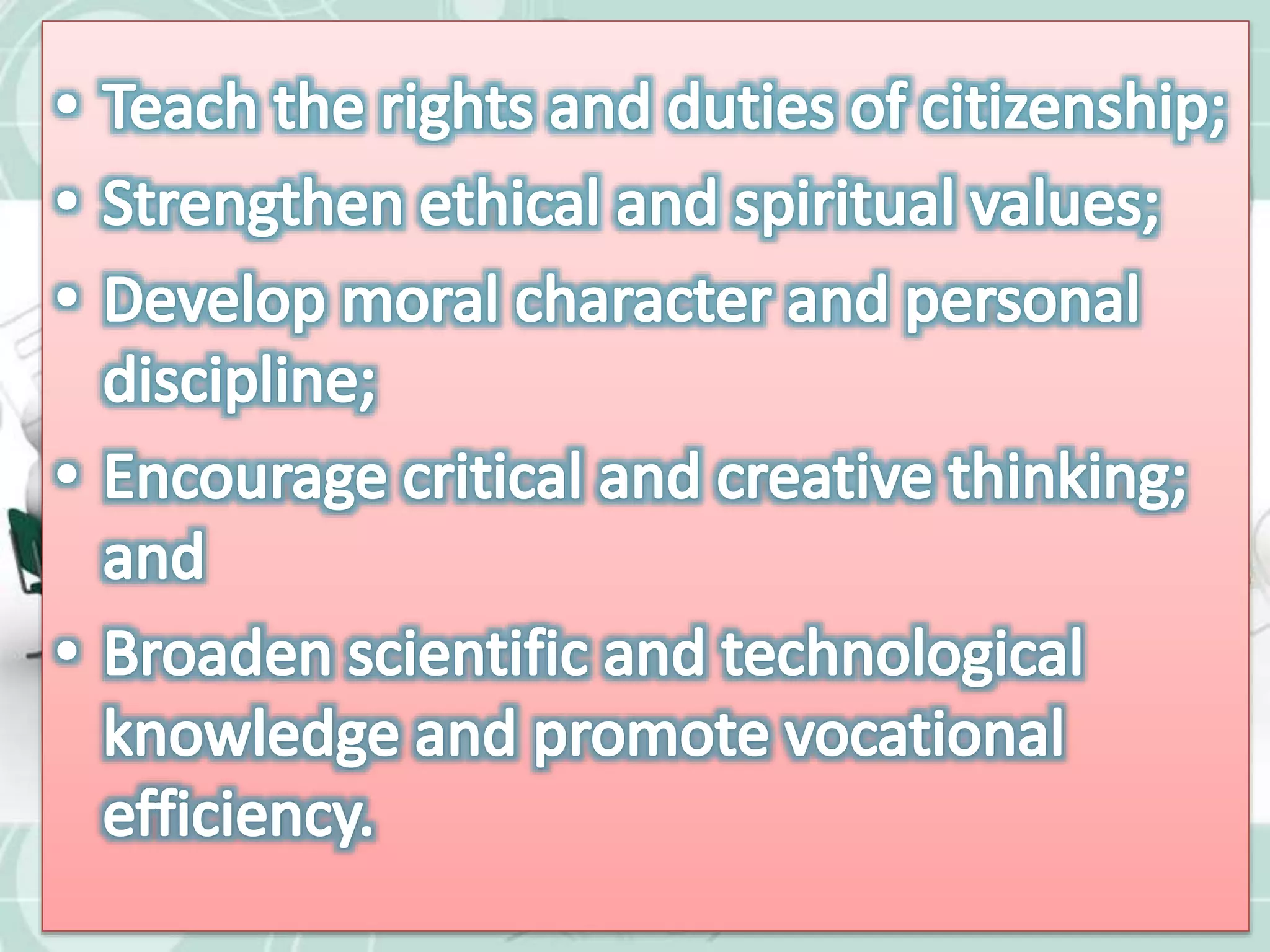 Curriculum Aims, Goals and Objectives | PPTX