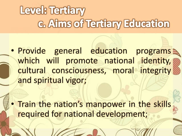 Curriculum Aims, Goals and Objectives | PPTX