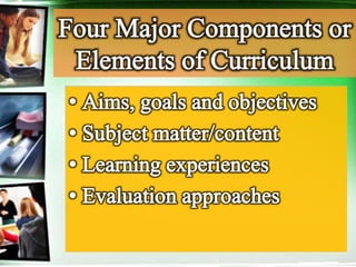 Curriculum Aims, Goals and Objectives | PPTX