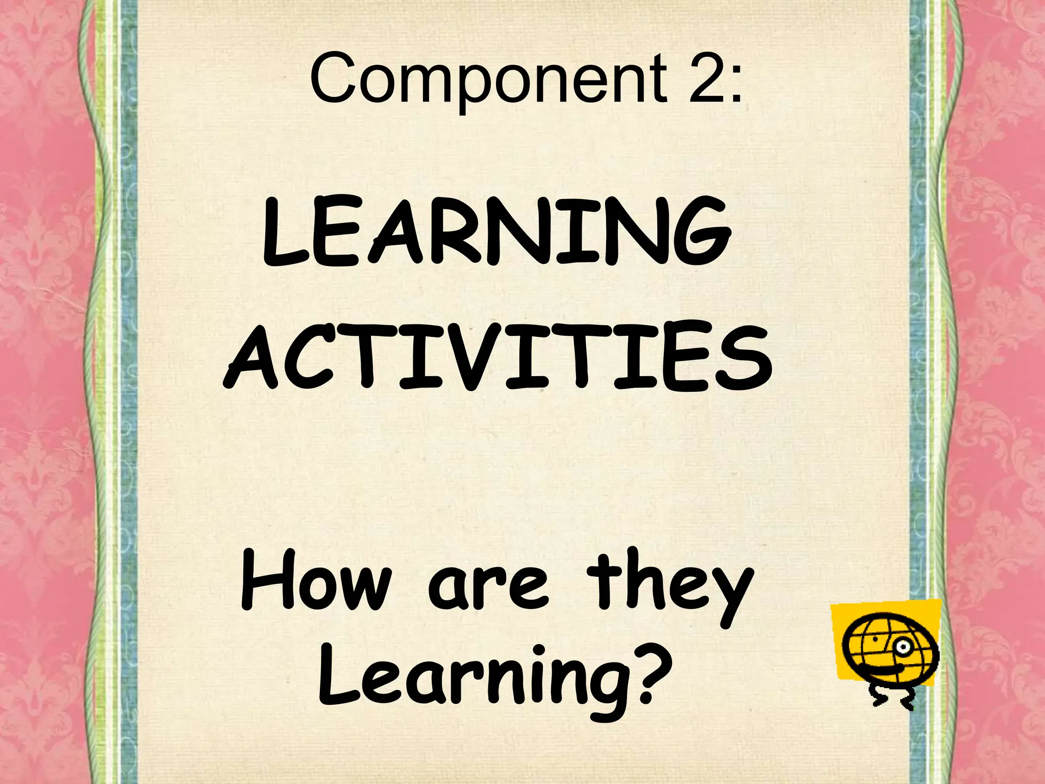 Components of Curriculum- the spider web | PPTX