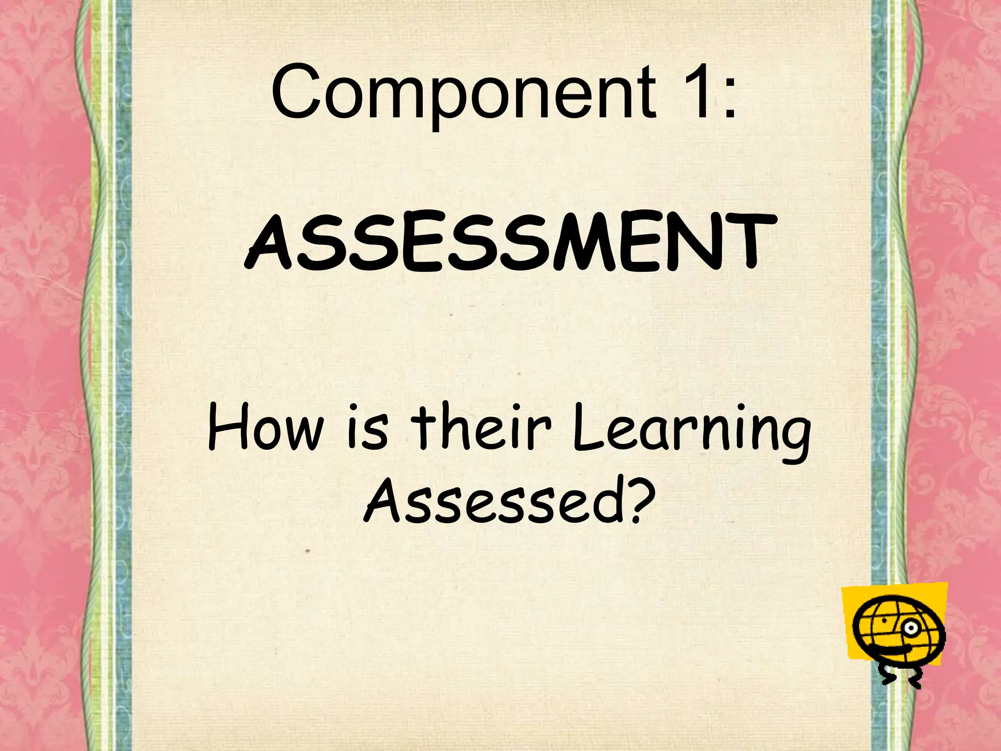 Components of Curriculum- the spider web | PPTX