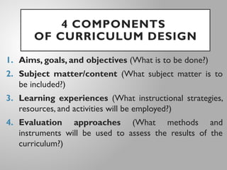 Components of Curriculum Design 7.6.24 Discussion UTM.pptx