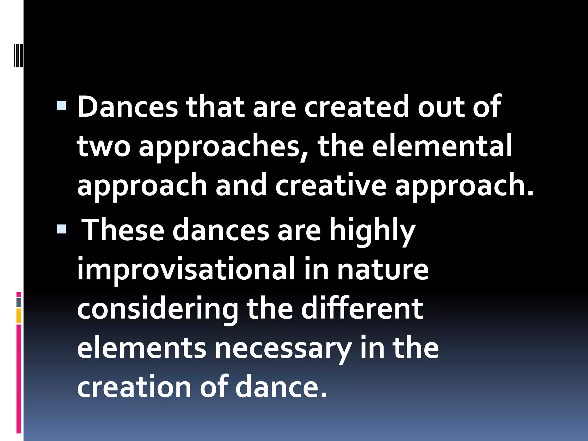Components of dance | PPTX