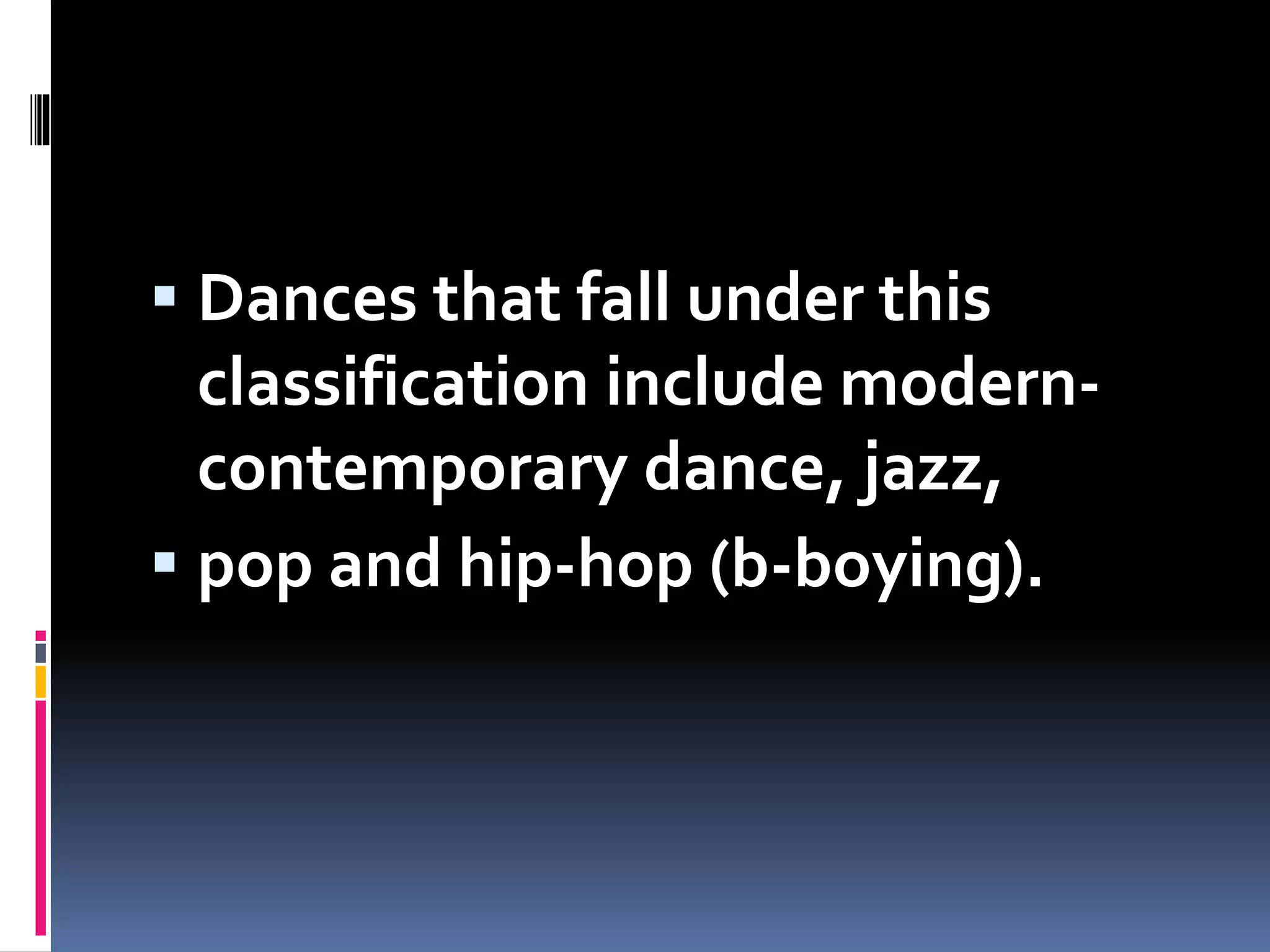 Components of dance | PPTX