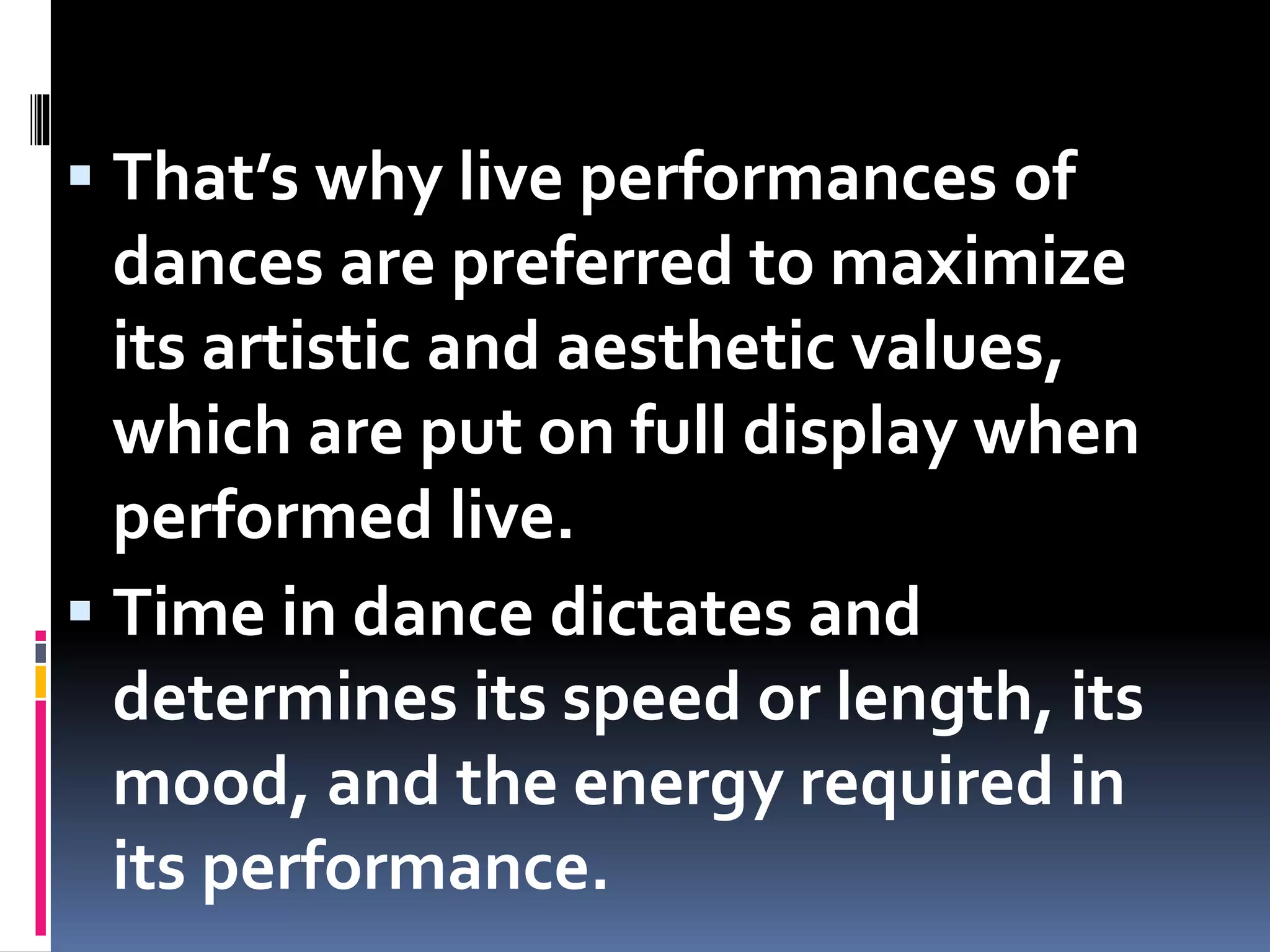 Components of dance | PPTX
