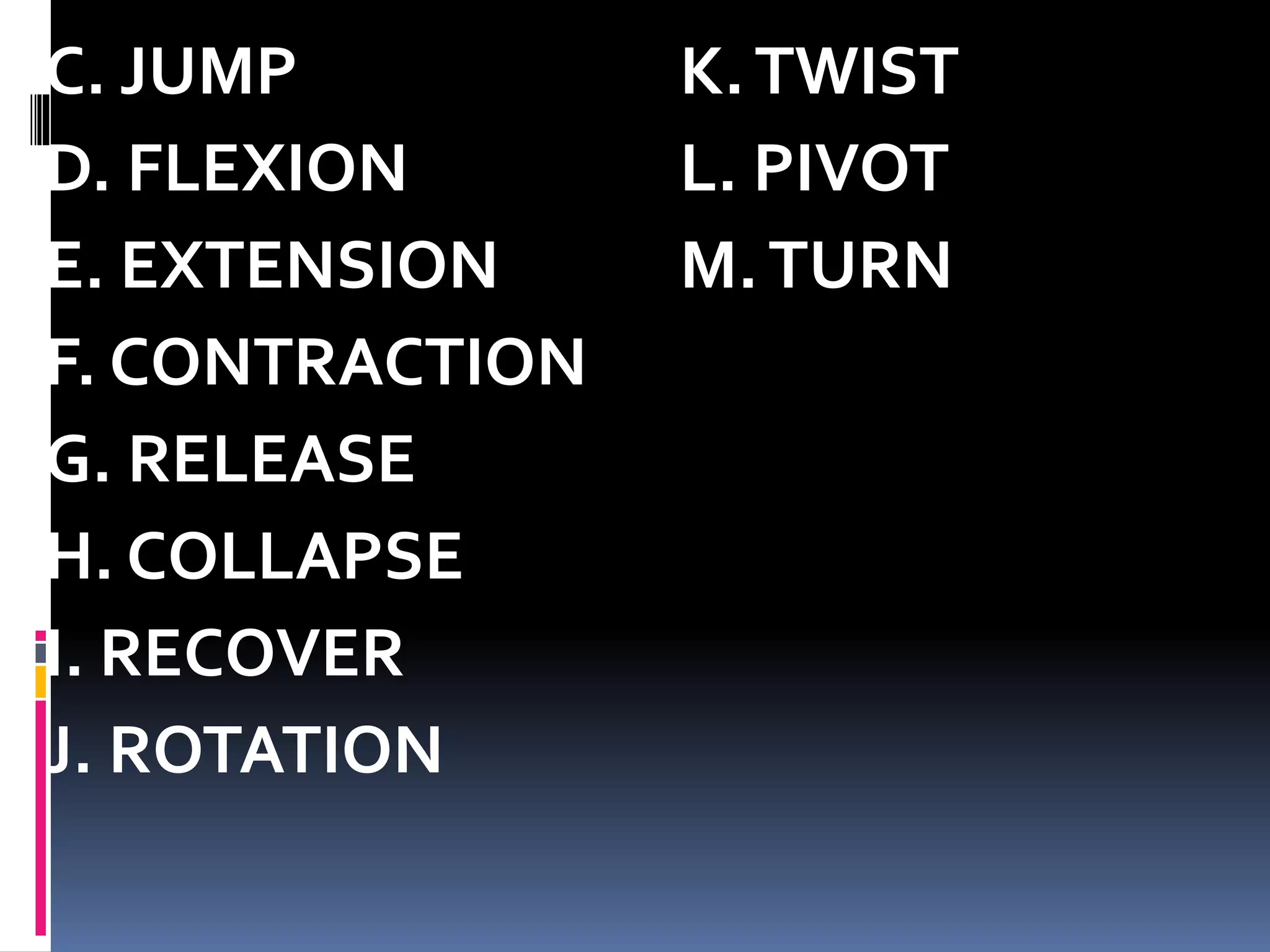 Components of dance | PPTX