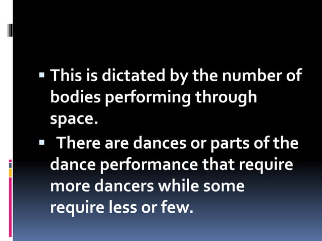 Components of dance | PPTX