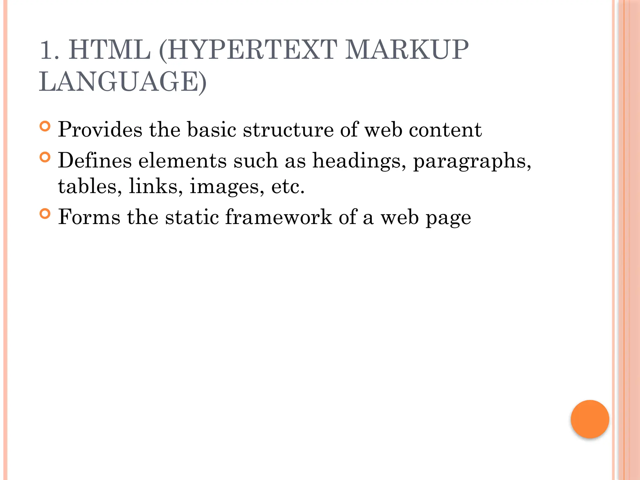 Components of DHTML for Dynamic Web Pages | PPTX