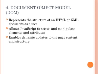 Components of DHTML for Dynamic Web Pages | PPTX