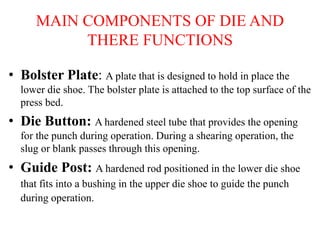 Components of die | PPTX