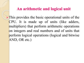 Components of digital computer | PPTX | Computer Peripherals | Computing