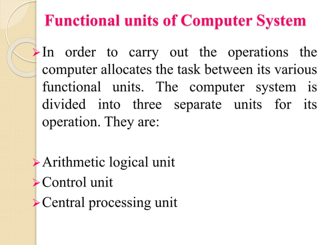 Components of digital computer | PPTX | Computer Peripherals | Computing