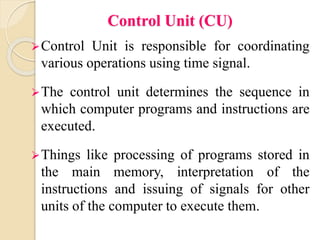 Components of digital computer | PPTX