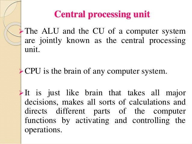 Components of digital computer
