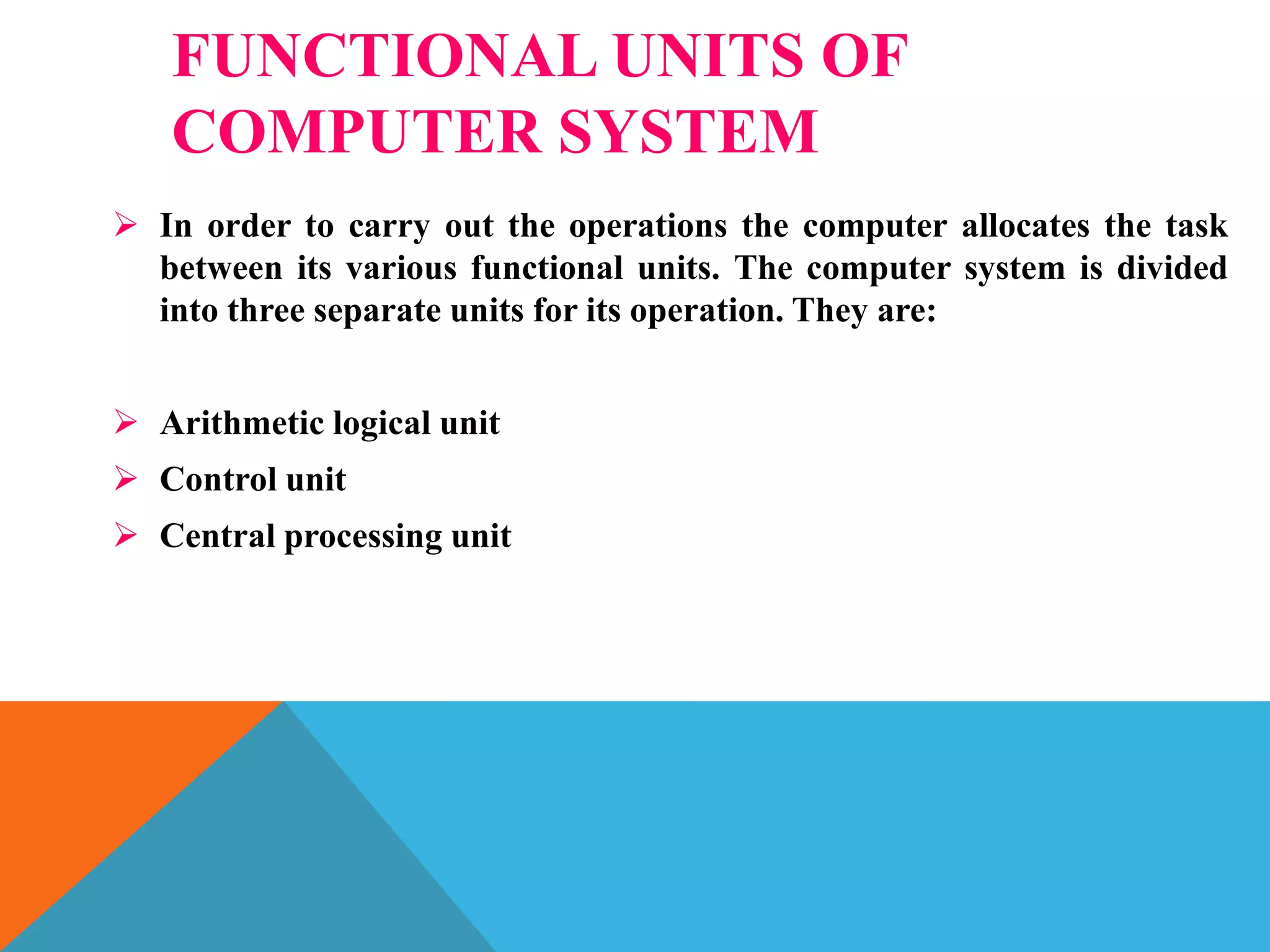 Components of digital computer | PPTX