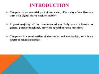 Components of digital computer | PPTX