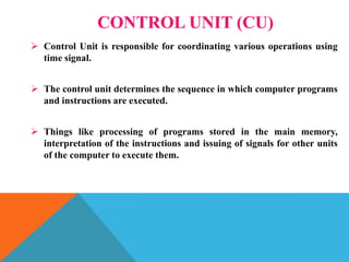 Components of digital computer | PPTX
