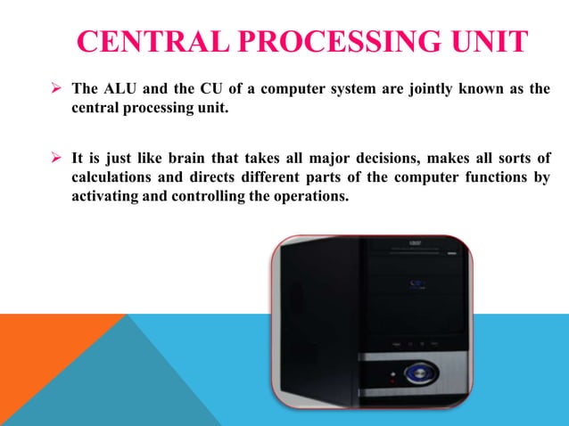 Components of digital computer | PPTX