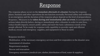 Components of Disaster Management | PPTX