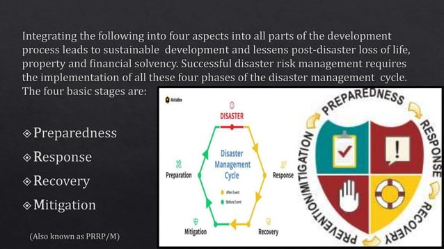 Components of Disaster Management | PPTX