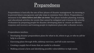 Components of Disaster Management | PPTX