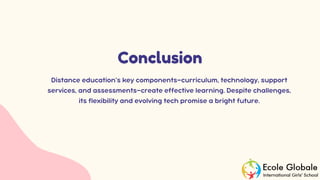 COMPONENTS OF DISTANCE EDUCATION.pdf..... | PDF | Online Education ...