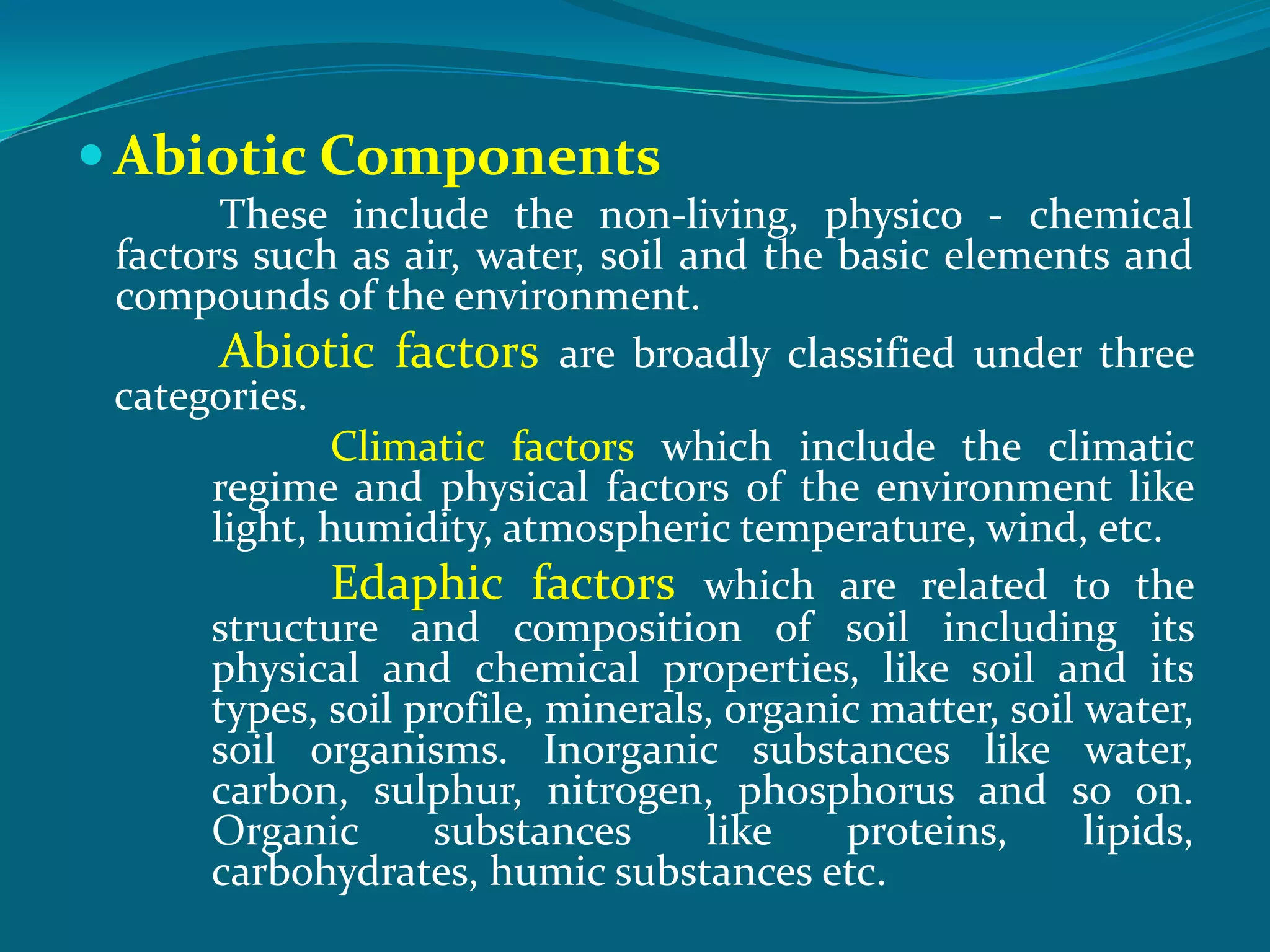 Components of ecosystem | PPTX