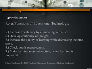 Components of Educational Technology | PPTX