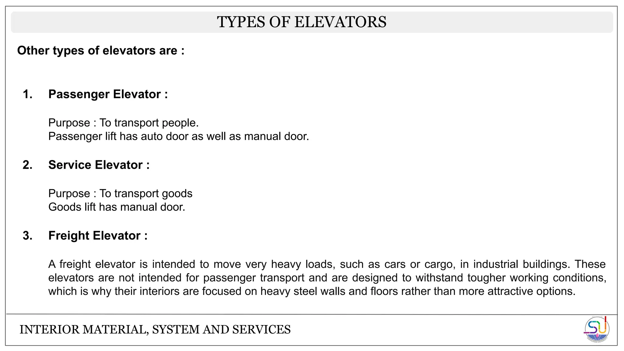 COMPONENTS OF ELEVATORS.pdfhsheshsjwjsjs | PPT