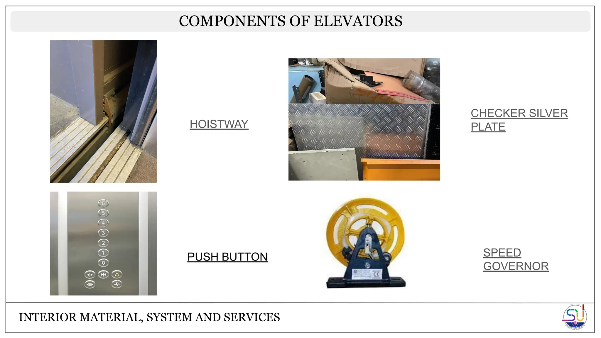 COMPONENTS OF ELEVATORS.pdfhsheshsjwjsjs | PPT