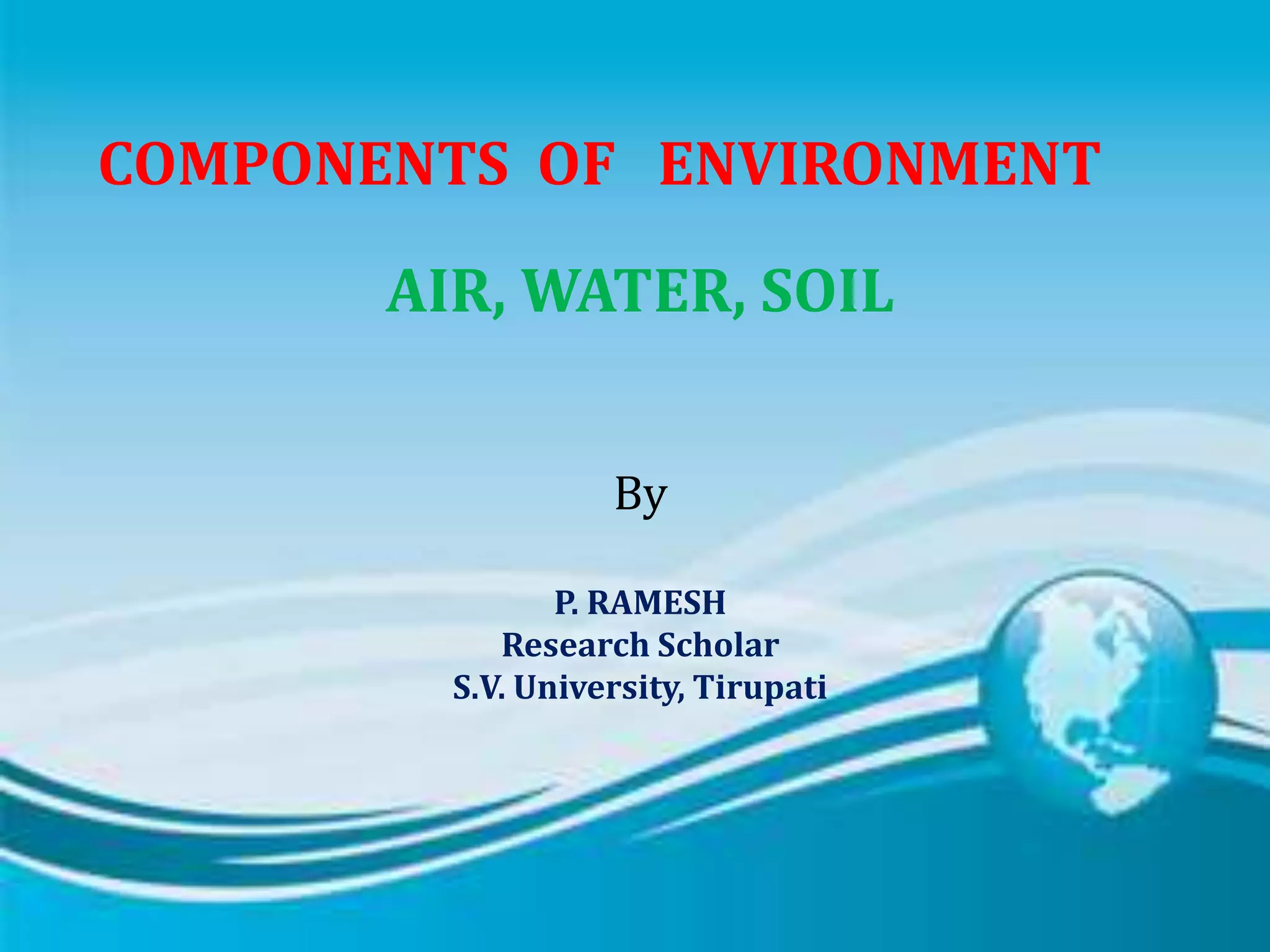 Components of environment | PPTX