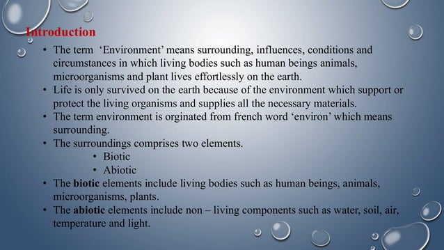Components of Environment- lithosphere, hydrosphere, atmosphere ...