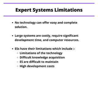 Components of expert systems | PDF