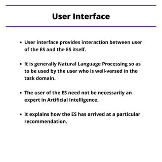 Components of expert systems | PDF