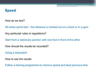 Components of Fitness | PPTX | Participant Sports | Fitness and Exercise
