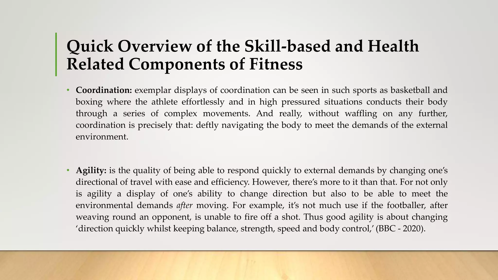 5 Components of Fitness | PPTX