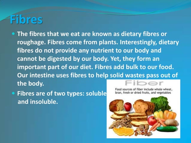 Components of Food | PPT