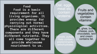 Components of food | PPTX