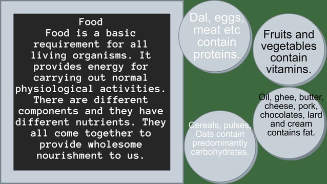 Components of food | PPTX