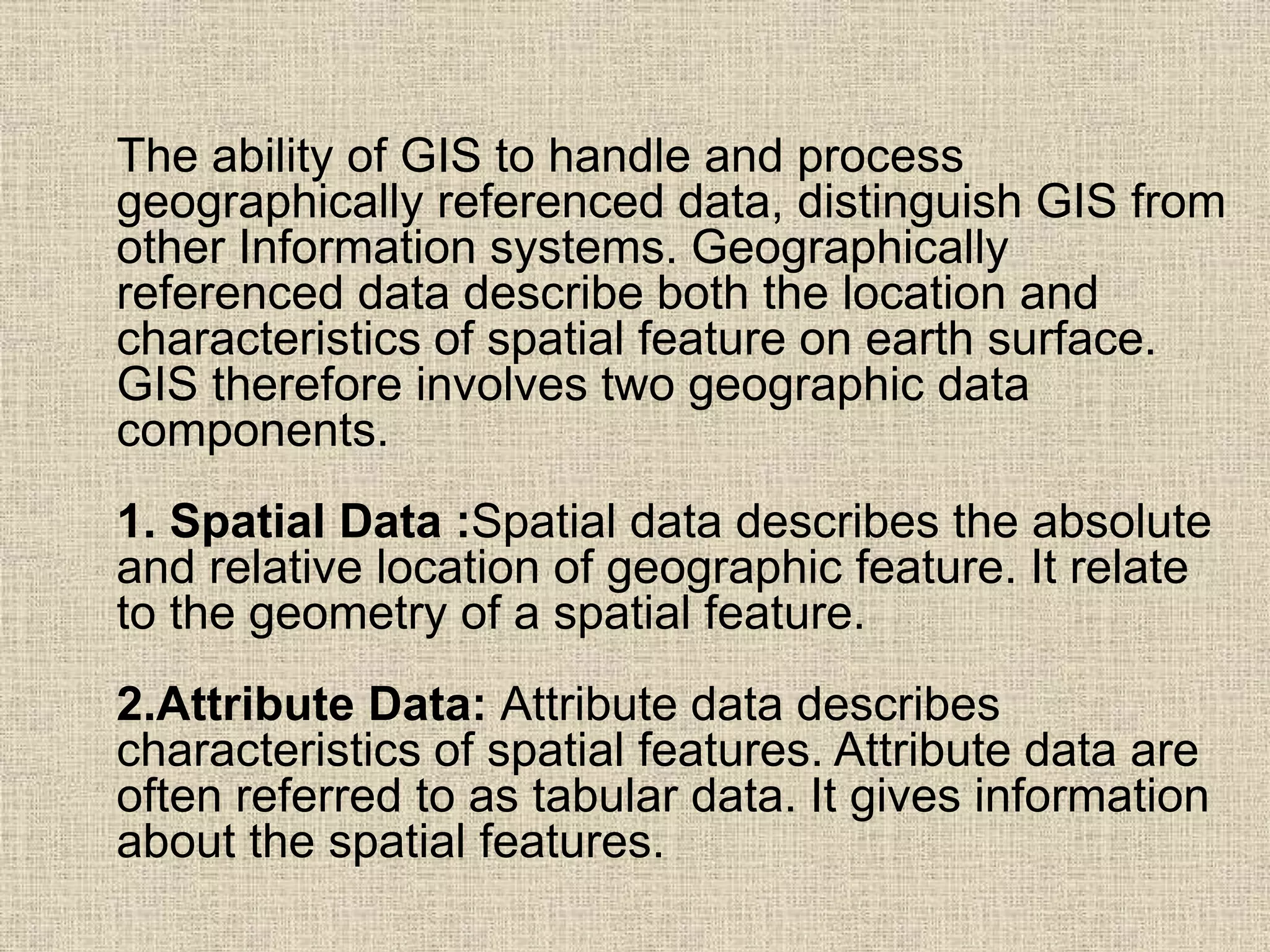 Components of gis | PPTX