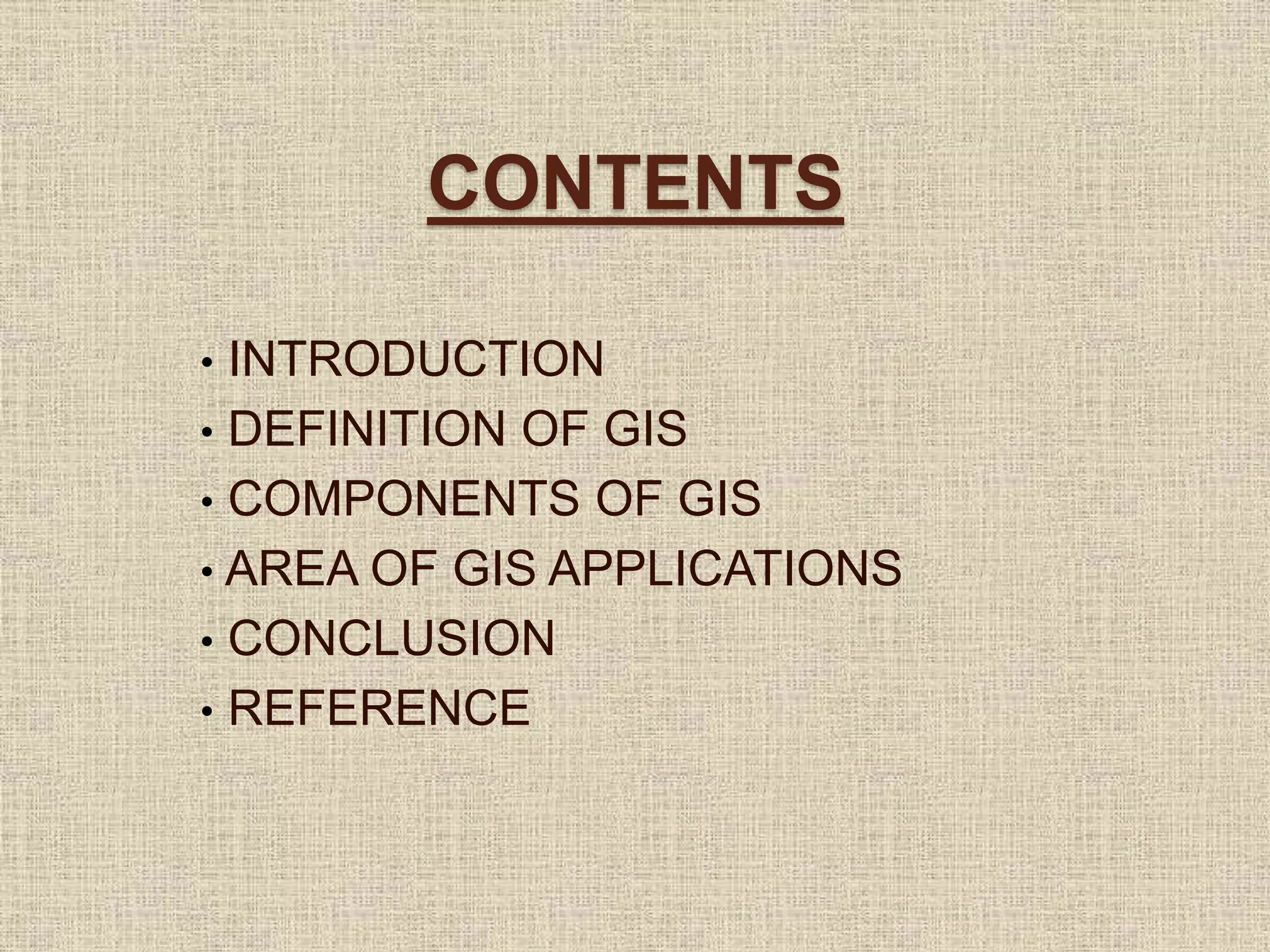 Components of gis | PPTX