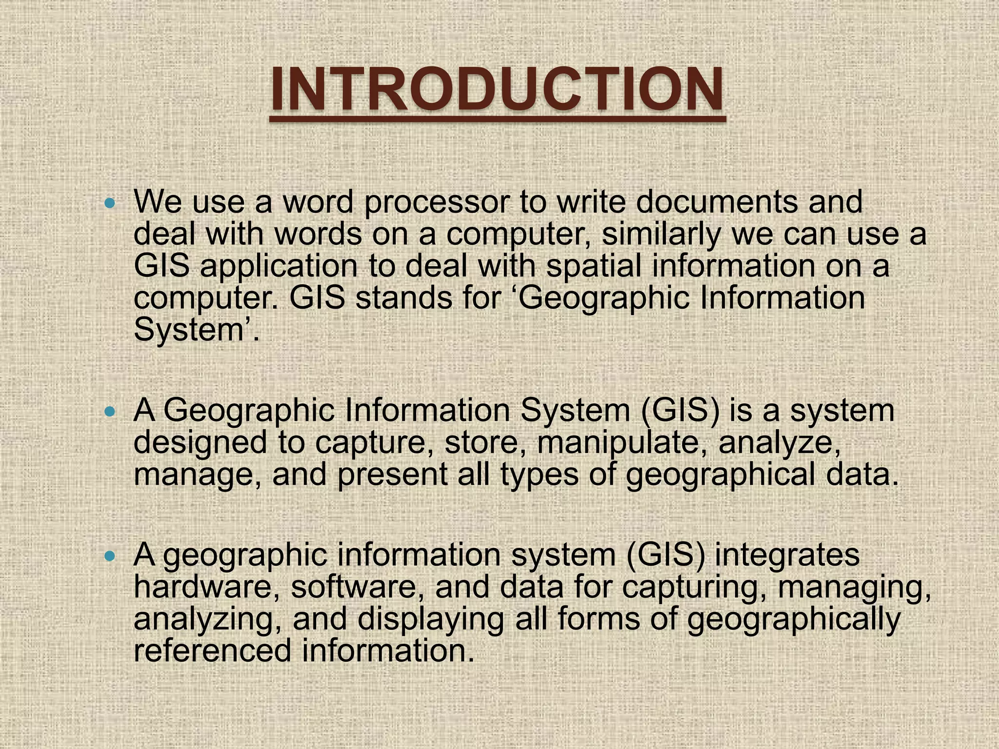 Components of gis | PPTX