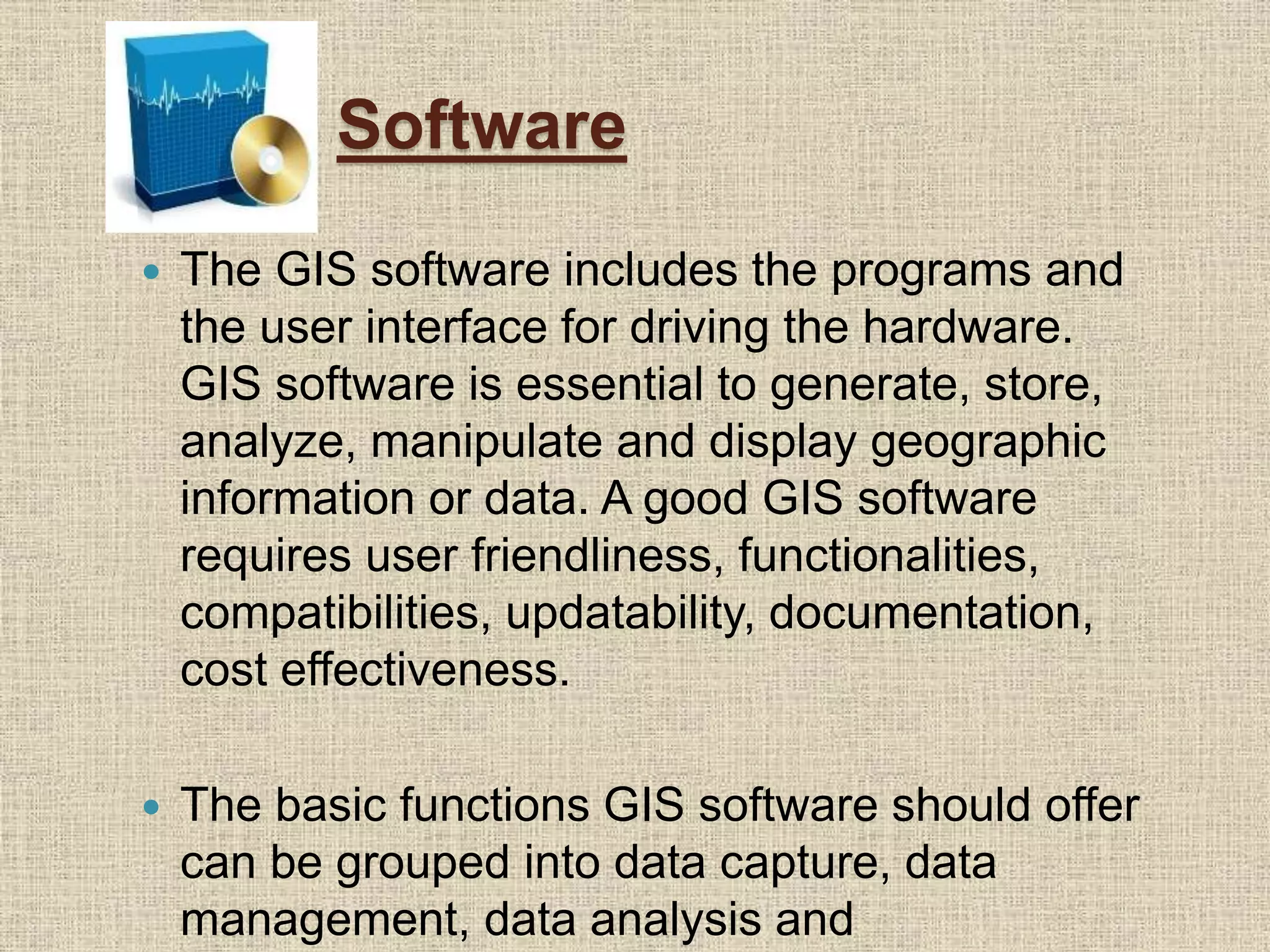 Components of gis | PPTX