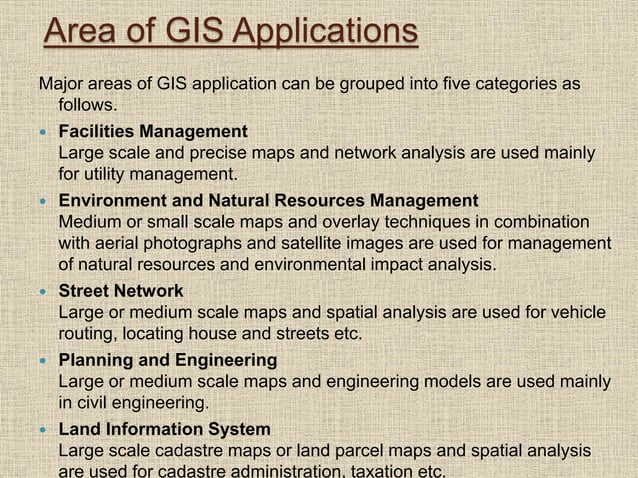 Components of gis | PPTX | Databases | Computer Software and Applications