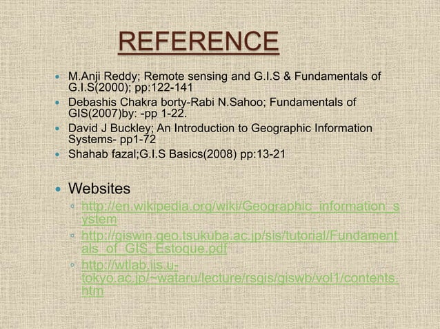 Components of gis | PPTX | Databases | Computer Software and Applications