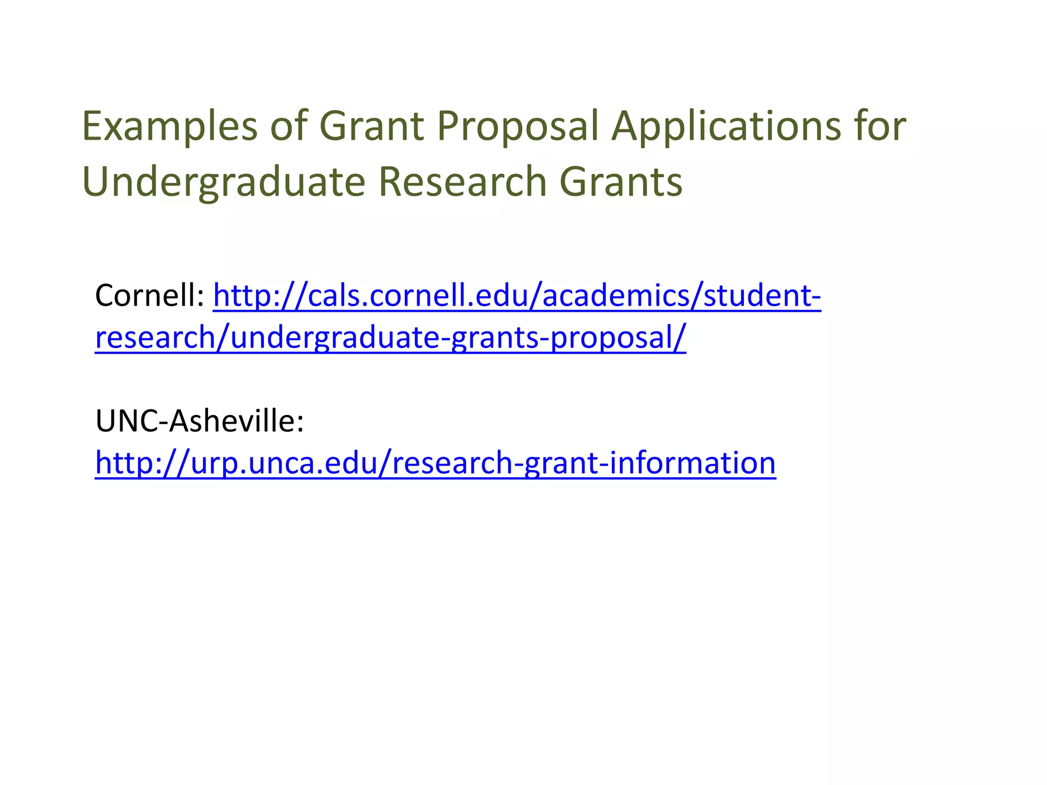 Components of Grant Proposals | PPTX