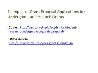 Components of Grant Proposals | PPTX
